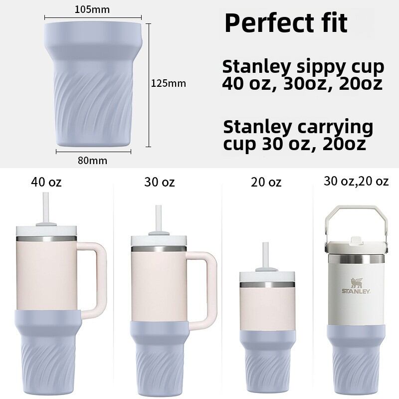 Silicone Stanley Cup Boot Protective Bottom Cover for 40oz Cups Durable ...