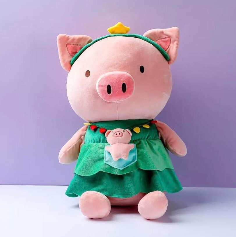 LARGE CHRISTMAS PIG PLUSH TOY STUFFED TOYS 43CM by Miniso | Lazada PH