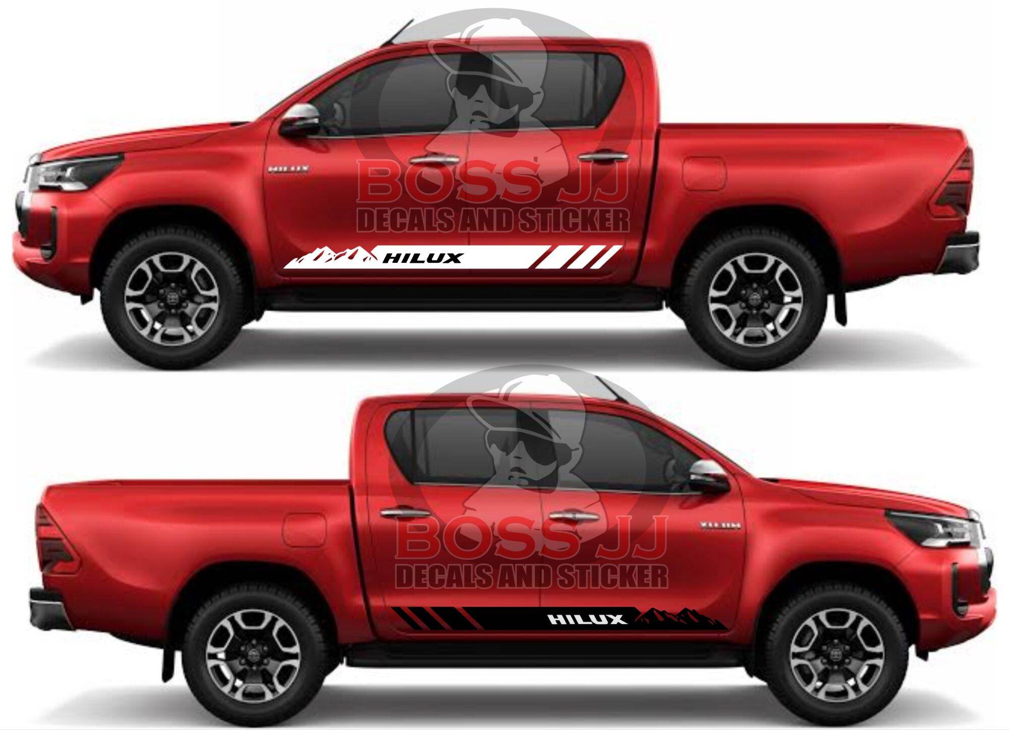toyota hilux body sticker/decals | Lazada PH