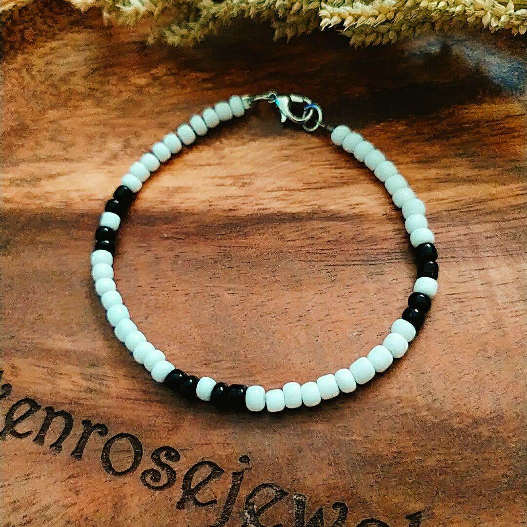 Seed bead bracelet seed bead anklet for men and women summer bracelet ...