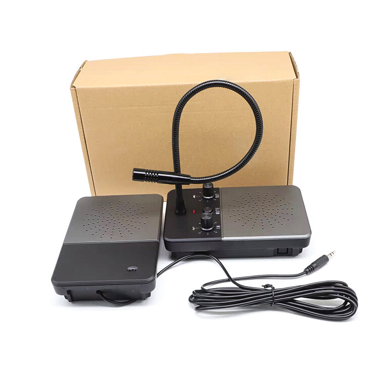 2 Way Intercom Window Mic and Speaker Dual way Intercom System for ...