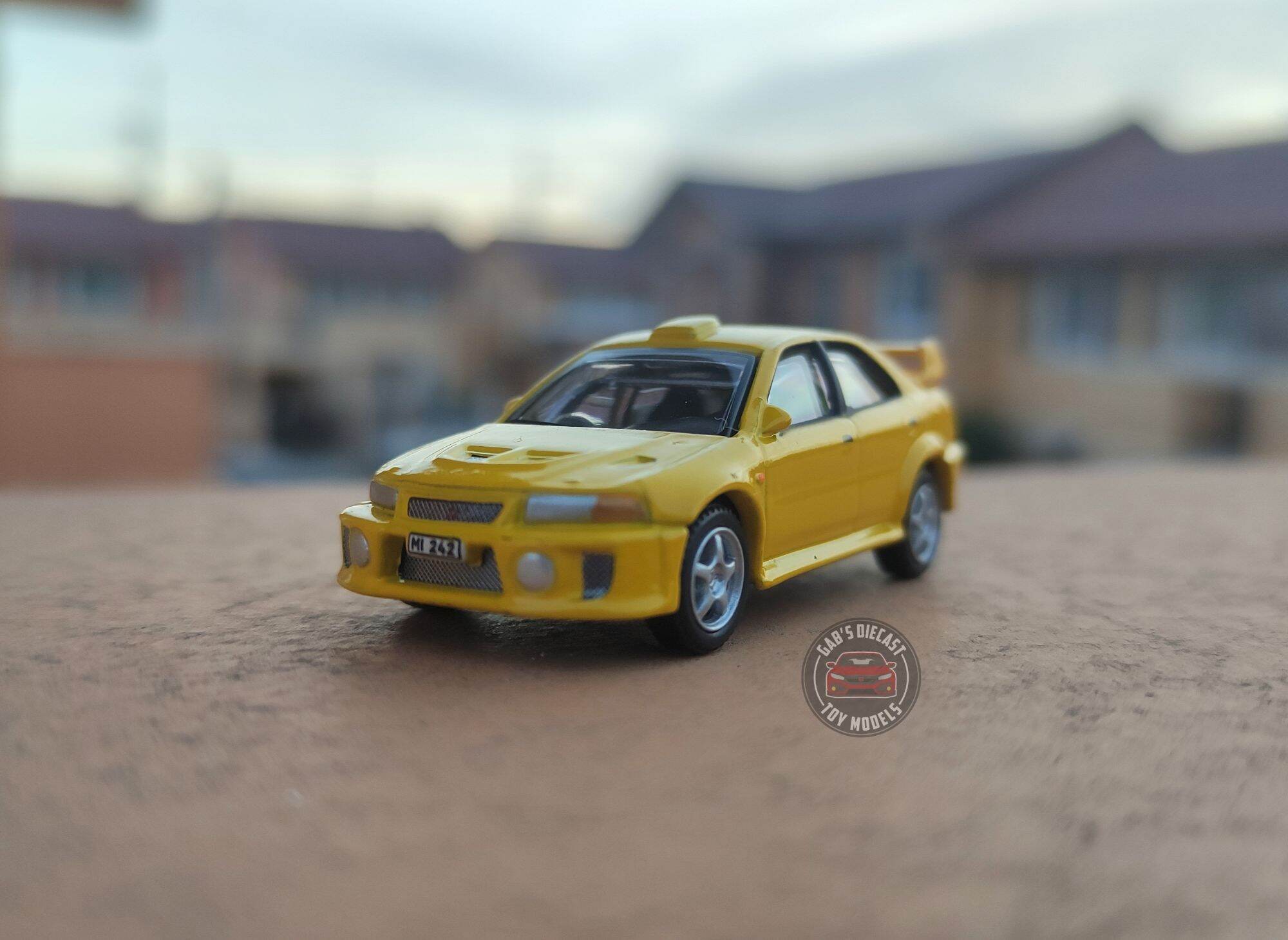 Mitsubishi Lancer Evo VI 1/72 Scale Pizza Pie Diecast