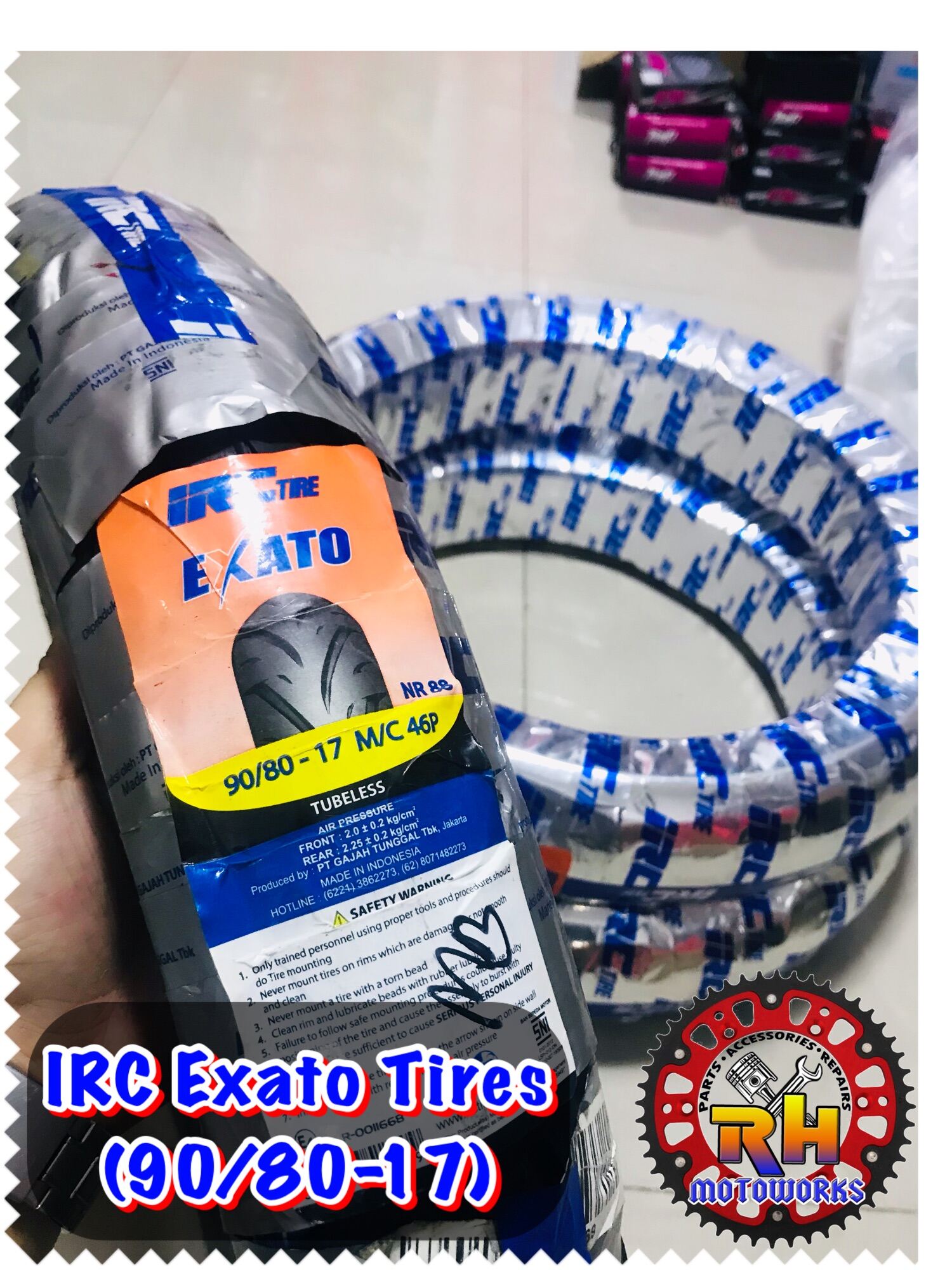 IRC EXATO Tires by 17" | Lazada PH