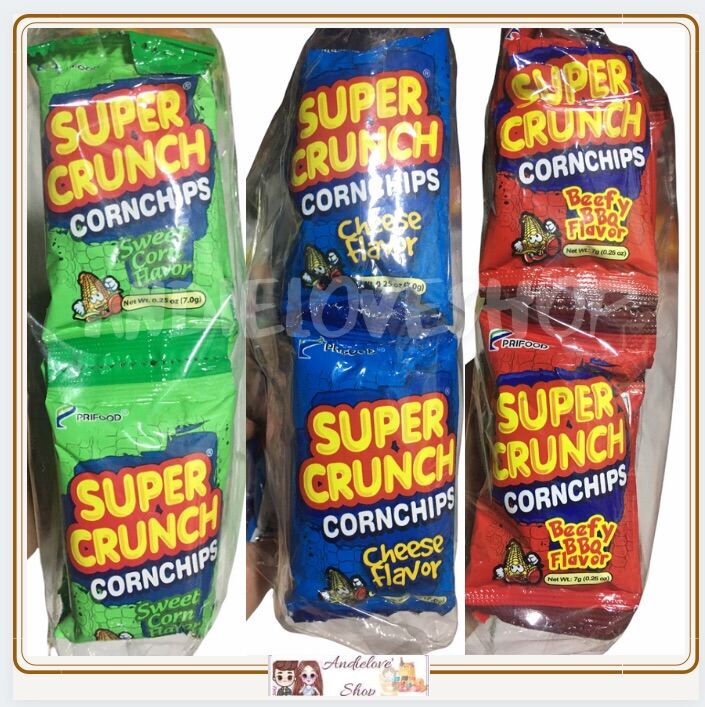 [FOOD] Super Crunch 3 packs and 1 pack ( Sweet Corn , Cheese , Barbeque ...