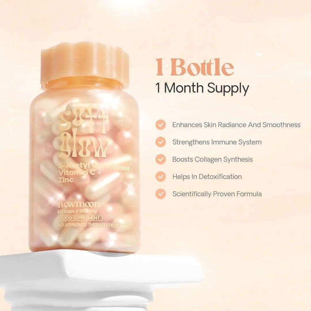NEW MOON SOFT GLOW S-ACETYL GLUTATHIONE 60caps | Lazada PH