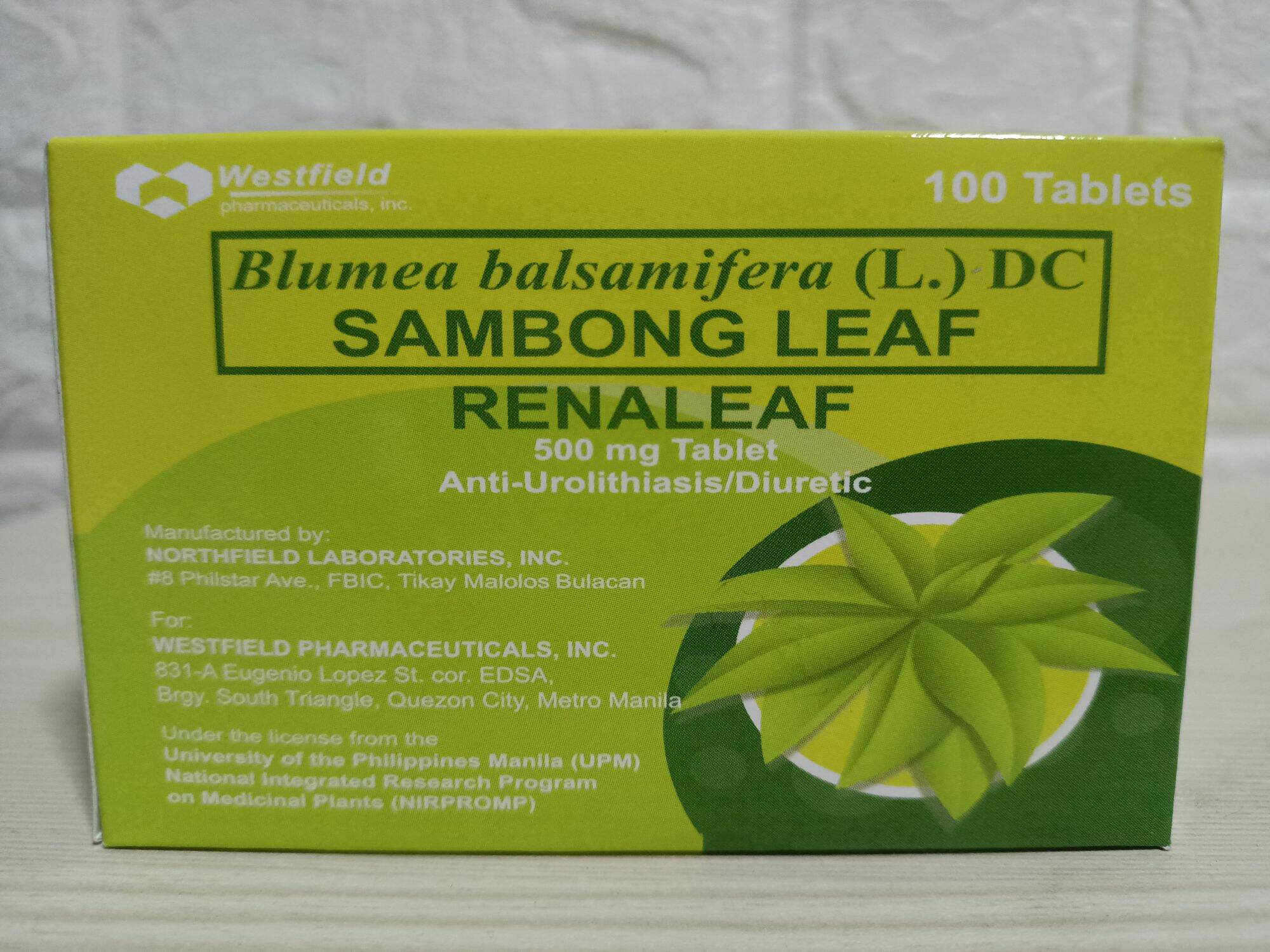 REANALEAF Sambong 500mg 100tablets | Lazada PH