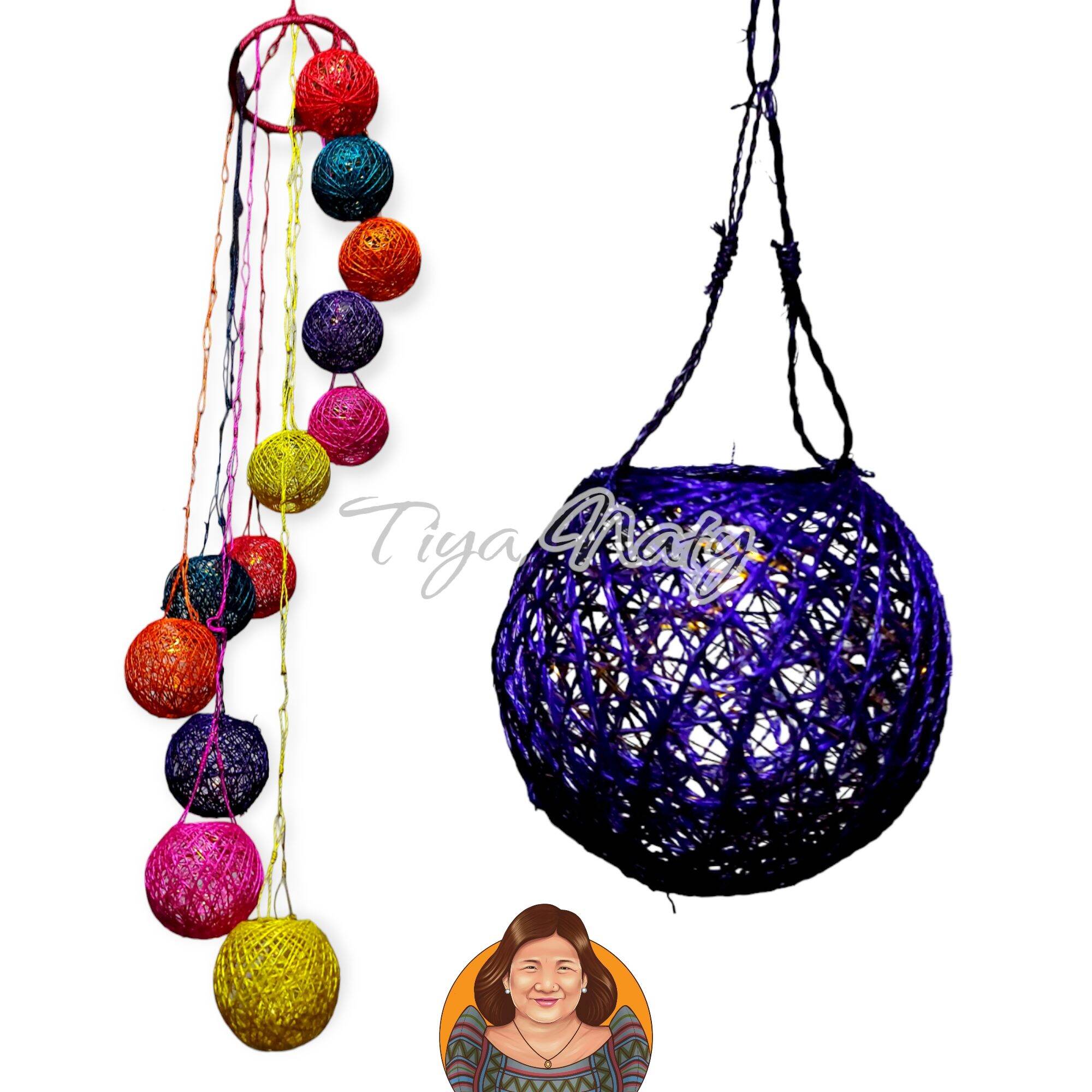 ABACA BALLS Hanging Corner Decoration Indoor Native Bicol | Lazada PH