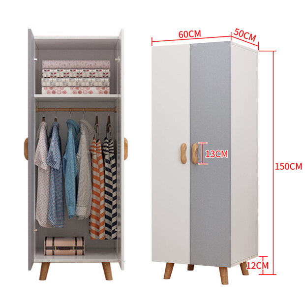 Nordic Children's Wardrobe Mini Ultra Narrow Baby Baby Small Wardrobe ...