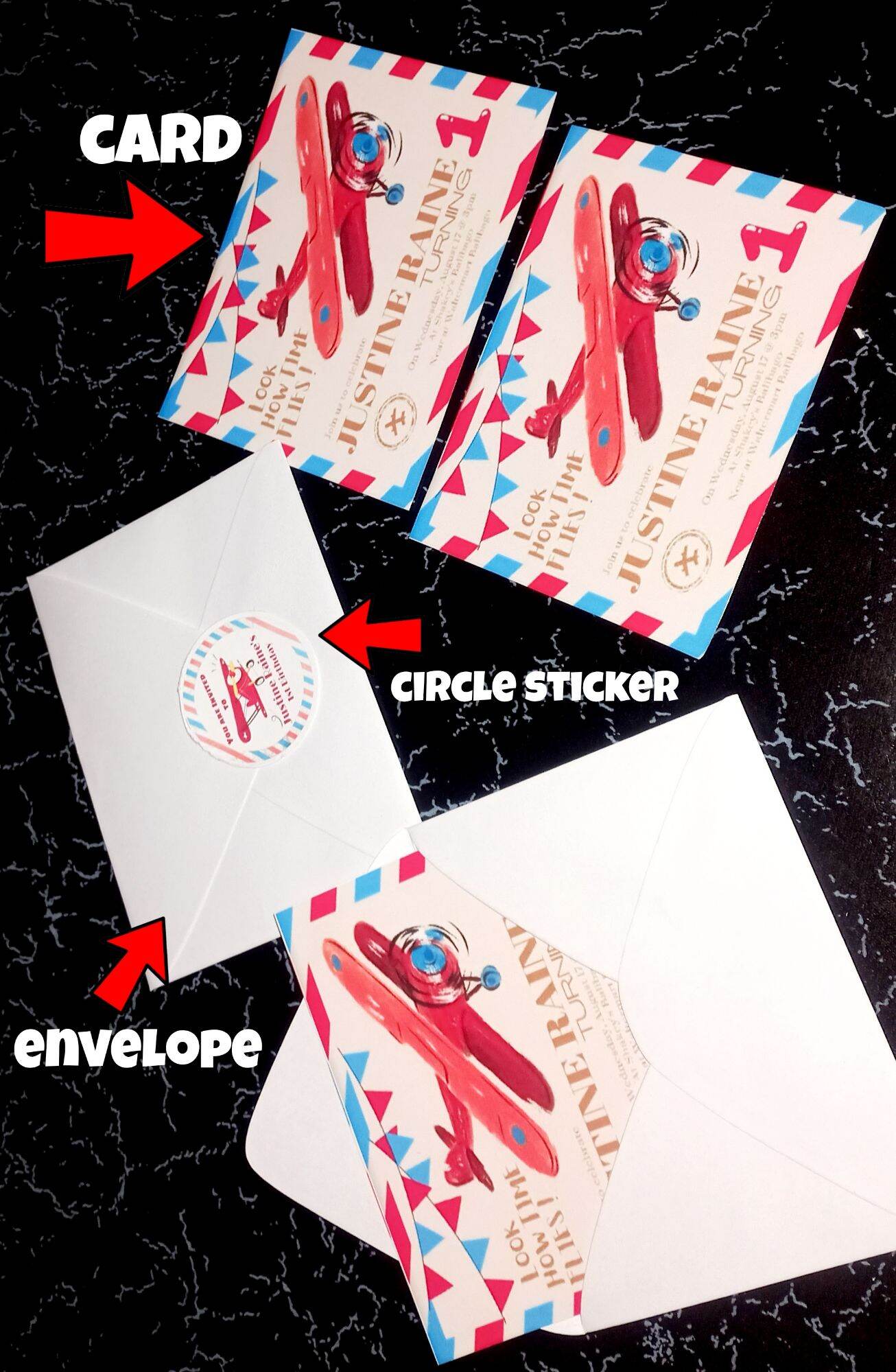 Invitation Card 2R and 3R size birthday christening baptism wedding ...