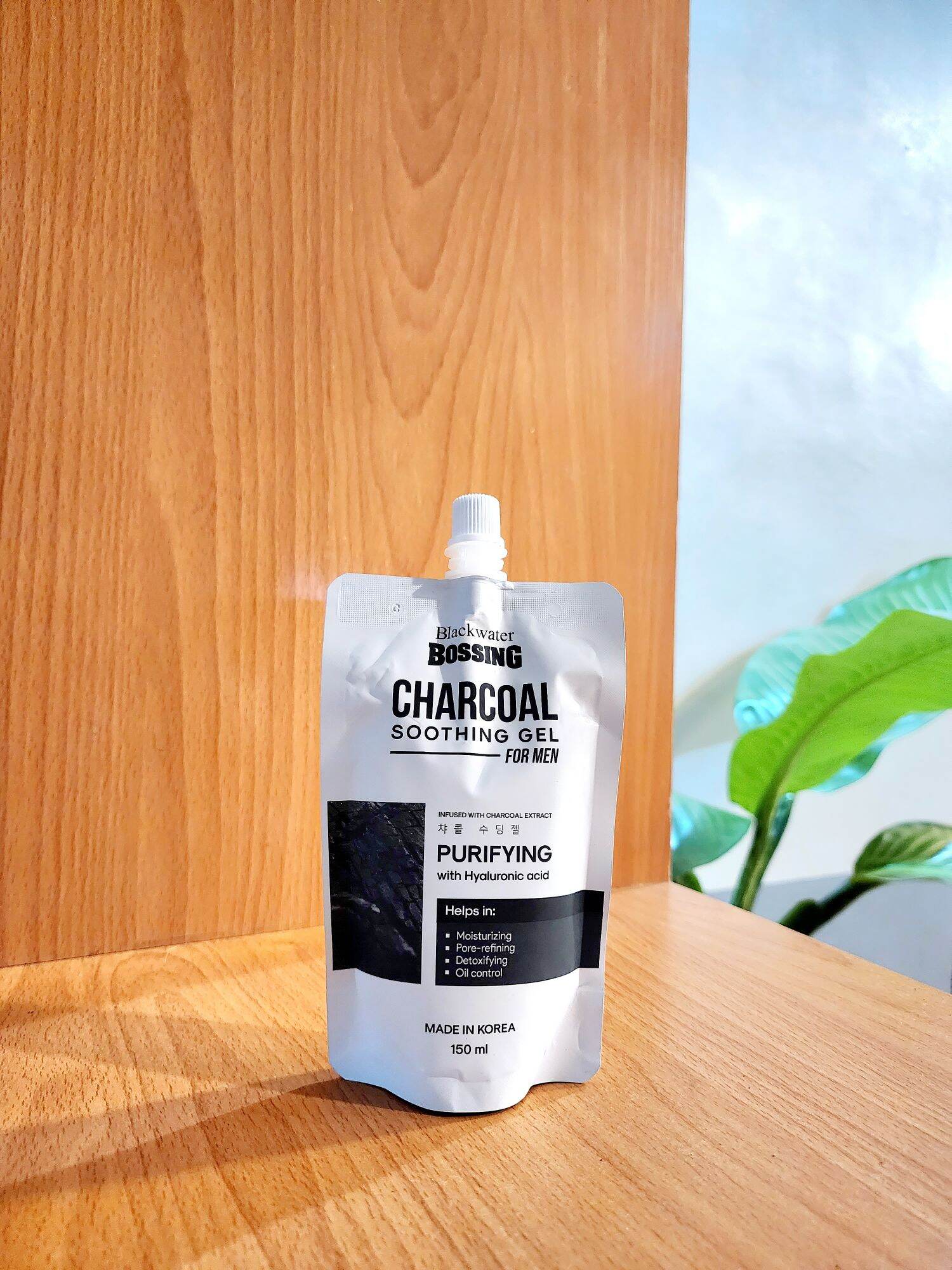 BLACKWATER BOSSING CHARCOAL SOOTHING GEL FOR MEN 150ML | Lazada PH