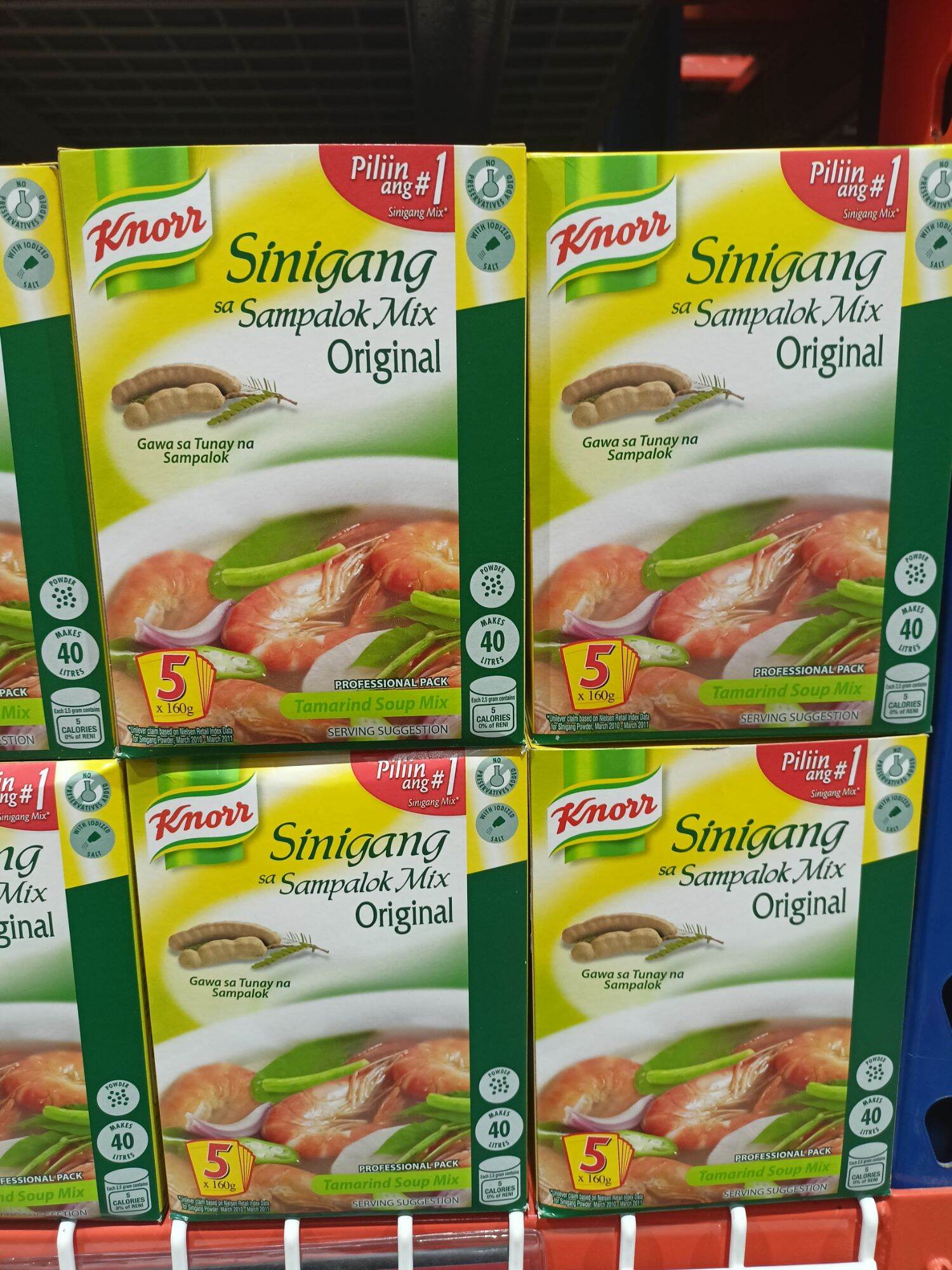 Knorr Sinigang sa Sampalok Mix Original 160x5/800grams | Lazada PH