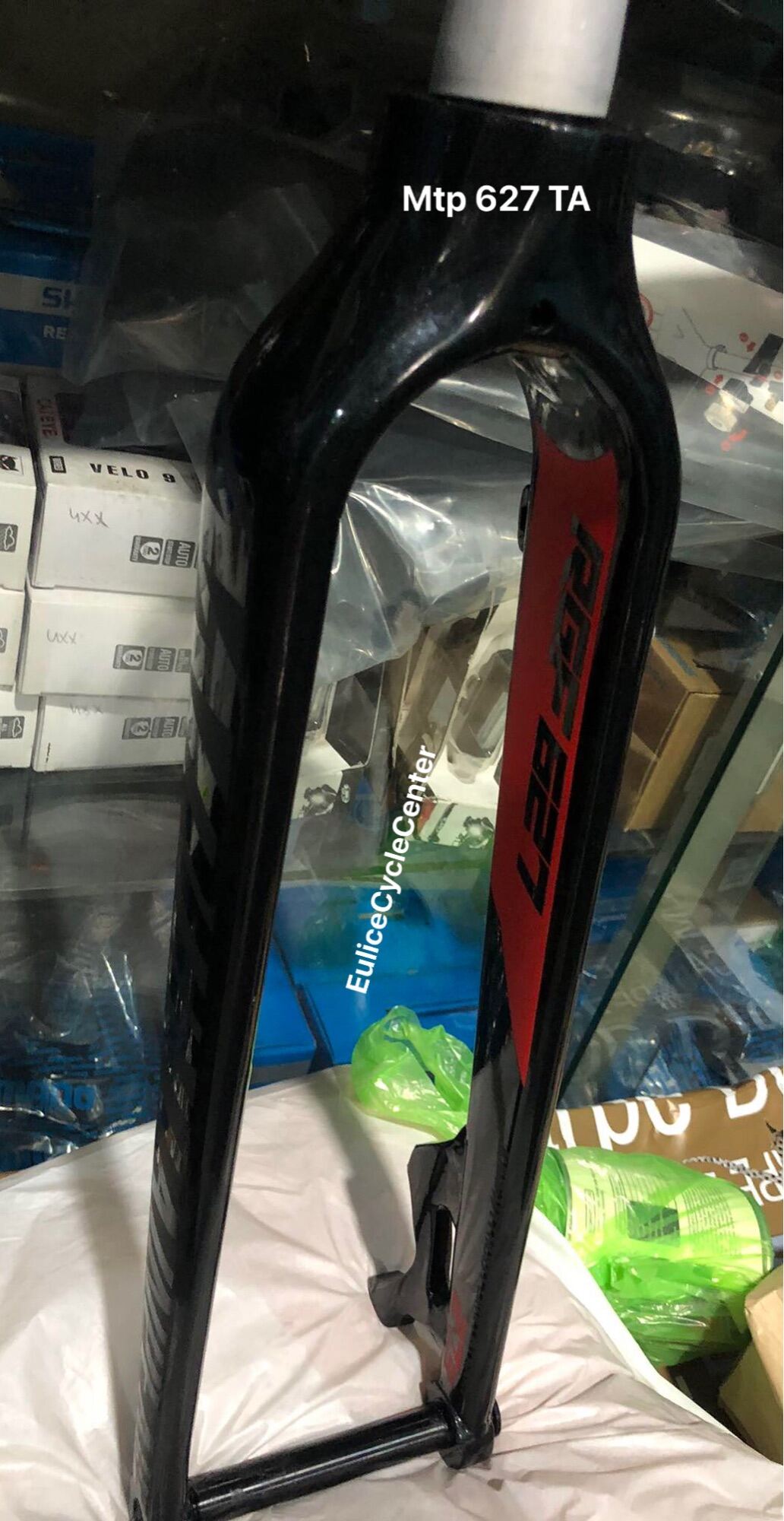 MOUNTAIN PEAK RIGID FORK RGF 627/ 629 QR THRU AXLE GLOSSY BLUE GREEN ...