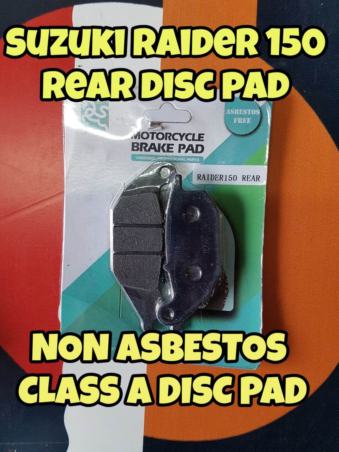 Suzuki Raider 150 Rear Disc Pad | Lazada PH
