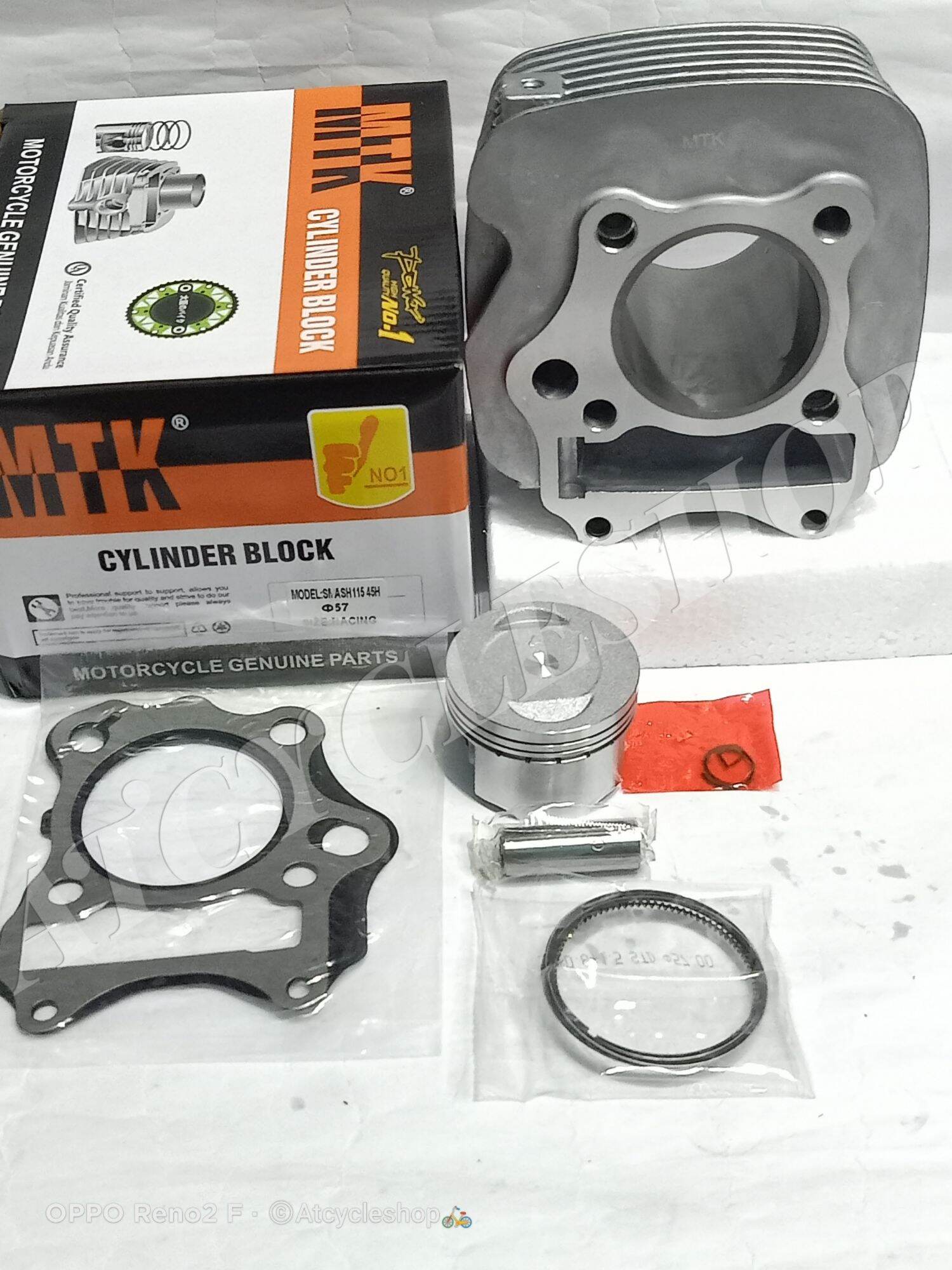 MTK CYLINDER BLOCK FOR SMASH 115 STD/57MM | Lazada PH