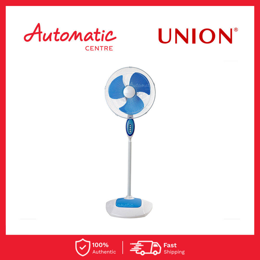 Union UGSF-1600 16-inch Stand Fan with 3 speed push button control ...
