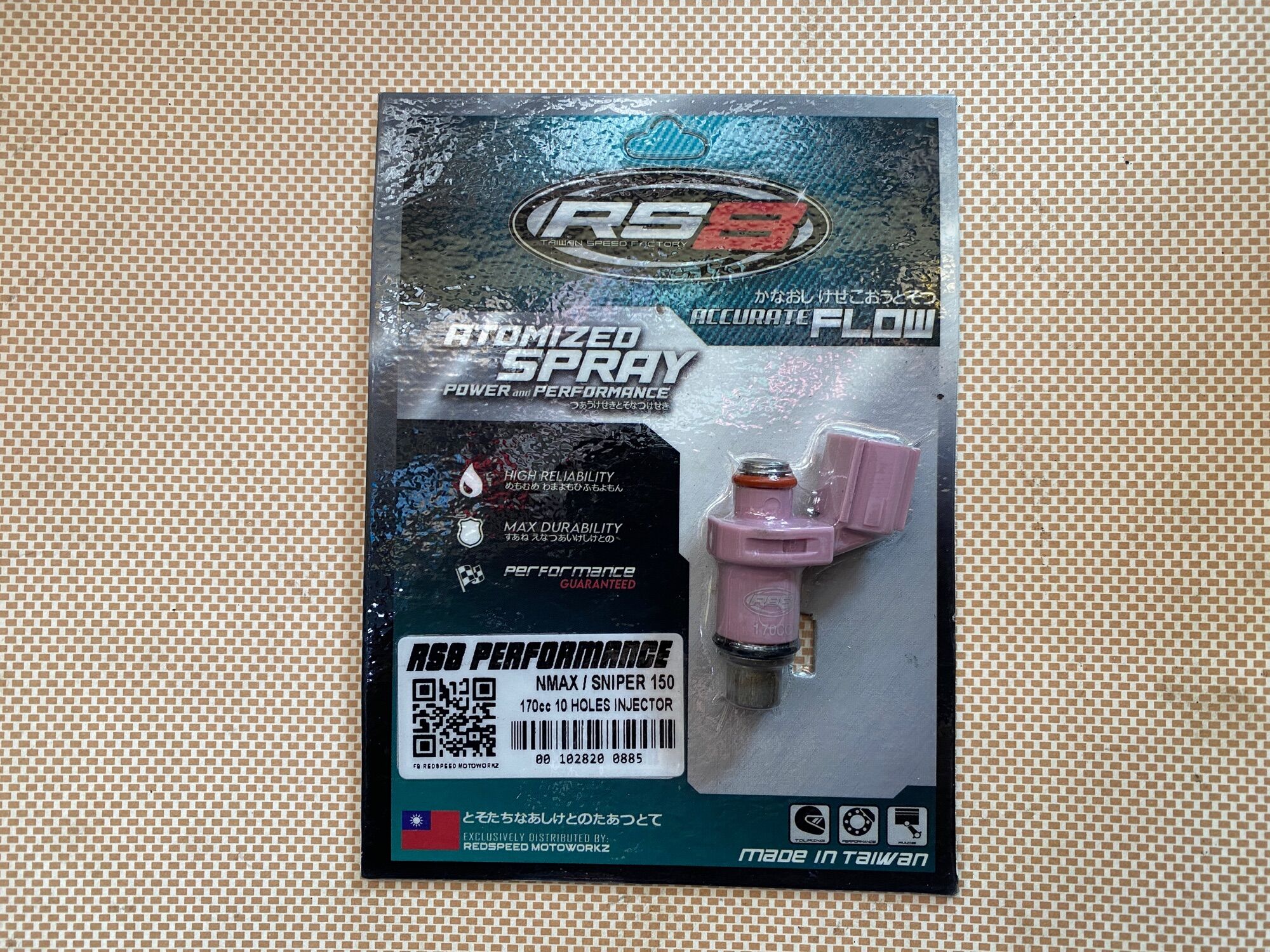 RS8 FUEL INJECTOR 170cc NMAX / SNIPER150 10 holes | Lazada PH