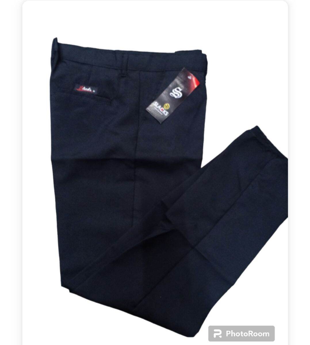 slacks black pants for formal and school uniform | Lazada PH