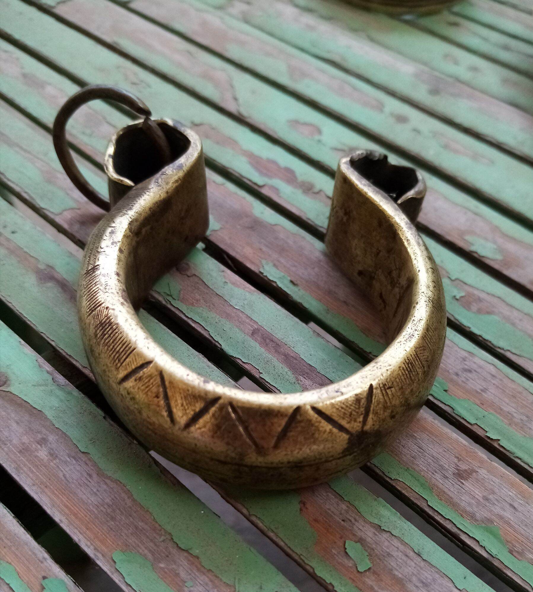 Antique Manilla African Solid Brass Currency Bracelet #2 | Lazada PH