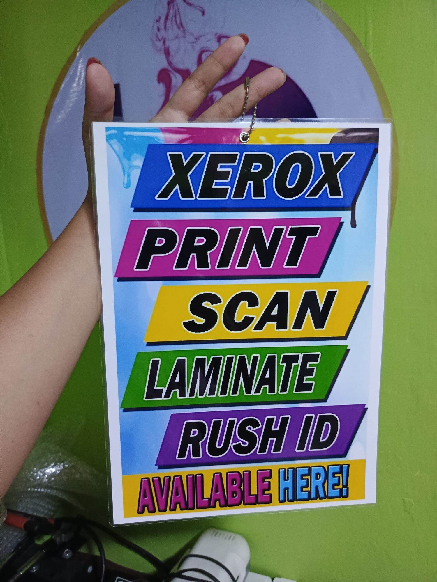 Xerox Print Scan Signage Laminated | Lazada PH