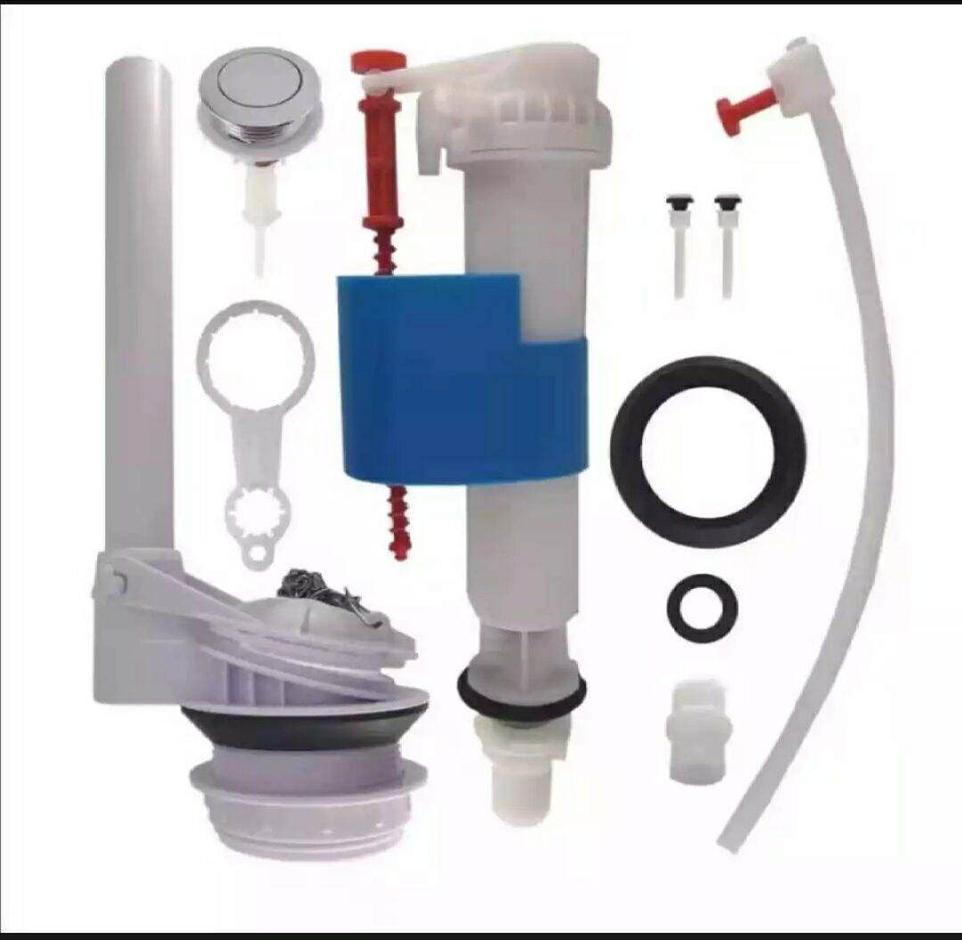 [F003] Water Tank Fitting Single Push Button with Accessories Set ...