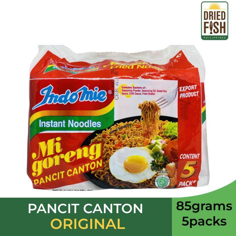 INDOMIE Mi Goreng Pancit Canton Instant Noodles 85g x 5packs | Lazada PH