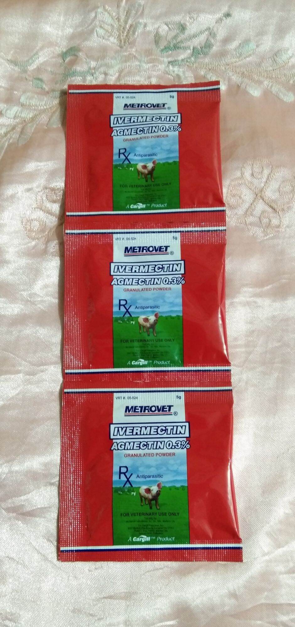 Agmectin Powder 5grams Anti-Galis (3pcs sachet) | Lazada PH