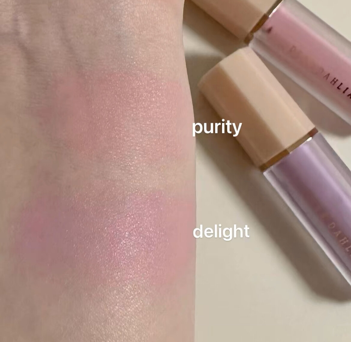 South Korea Dear Dahlia Petal Liquid Blush Sample Petal Barely Natural ...