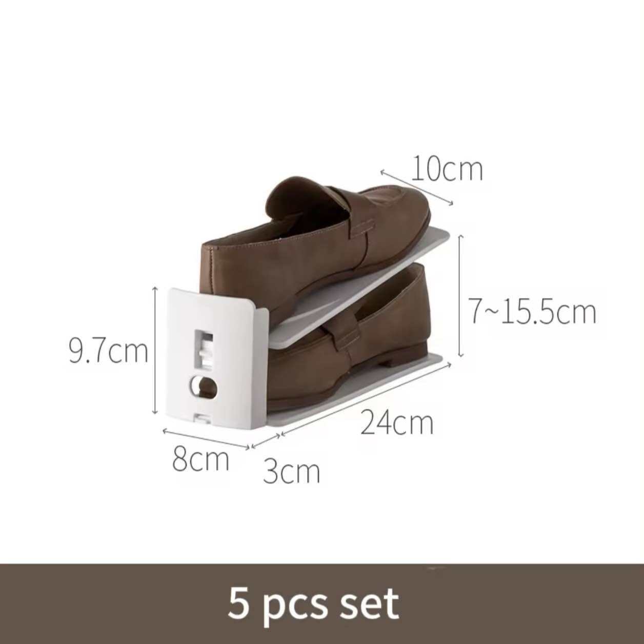 Shoe Rack Space-saving Double-layer Shoe Bracket Adjustable Shoe ...