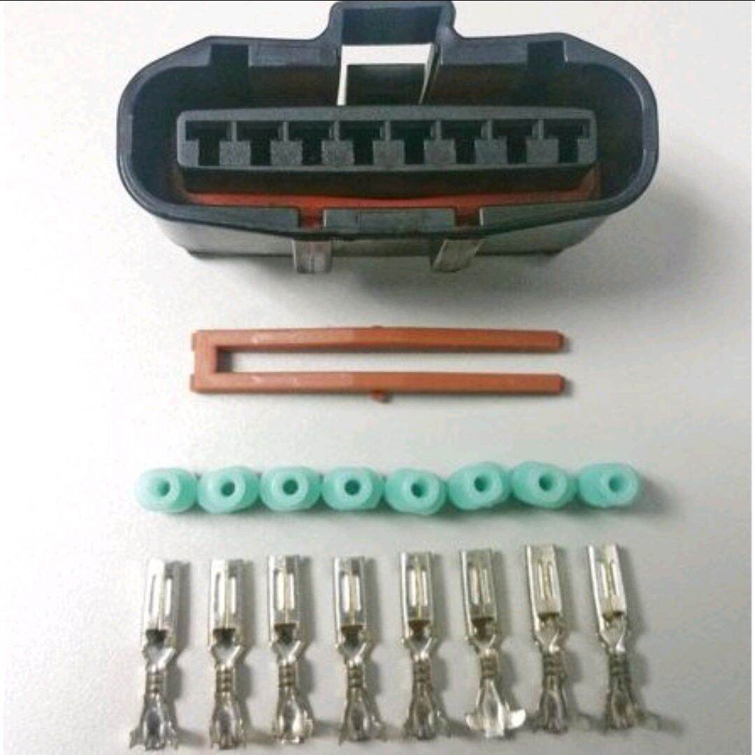 8 pin 7 wires Mitsubishi Mass Air Flow MAF Sensor Socket / Power TR Socket