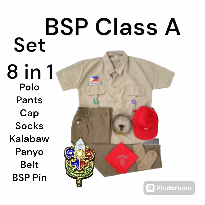 BSP type A complete set for boys scouting uniform | Lazada PH