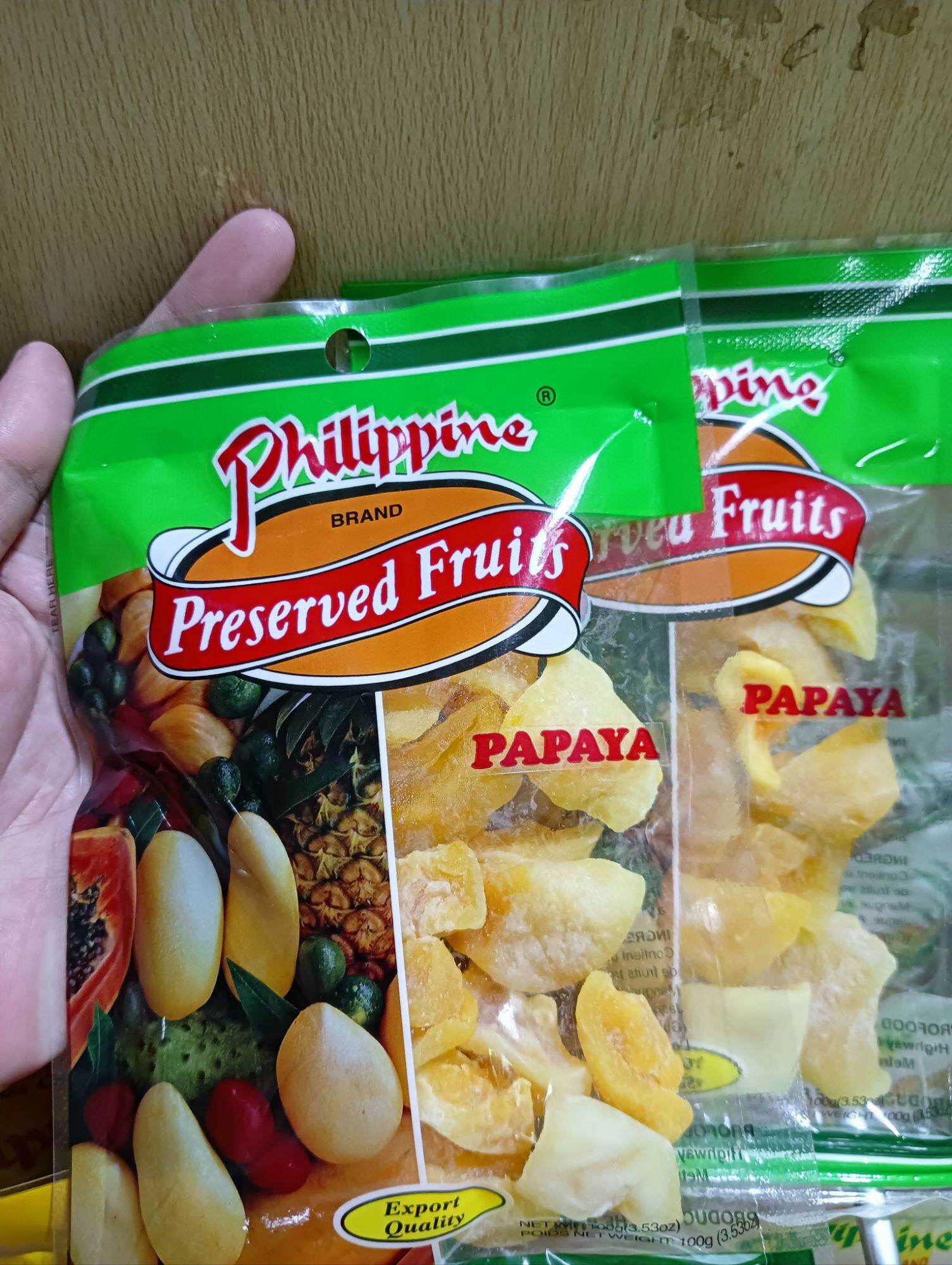 Philippine preserve fruits/ Dried papaya in 100 grams per pack | Lazada PH