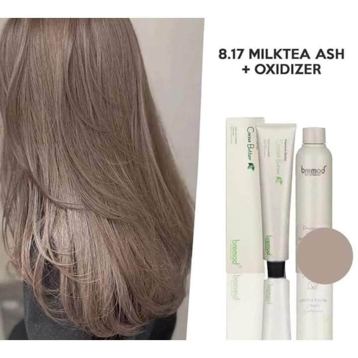 Milk Tea Ash With Oxider 100ml Bremod Hair Color | Lazada PH