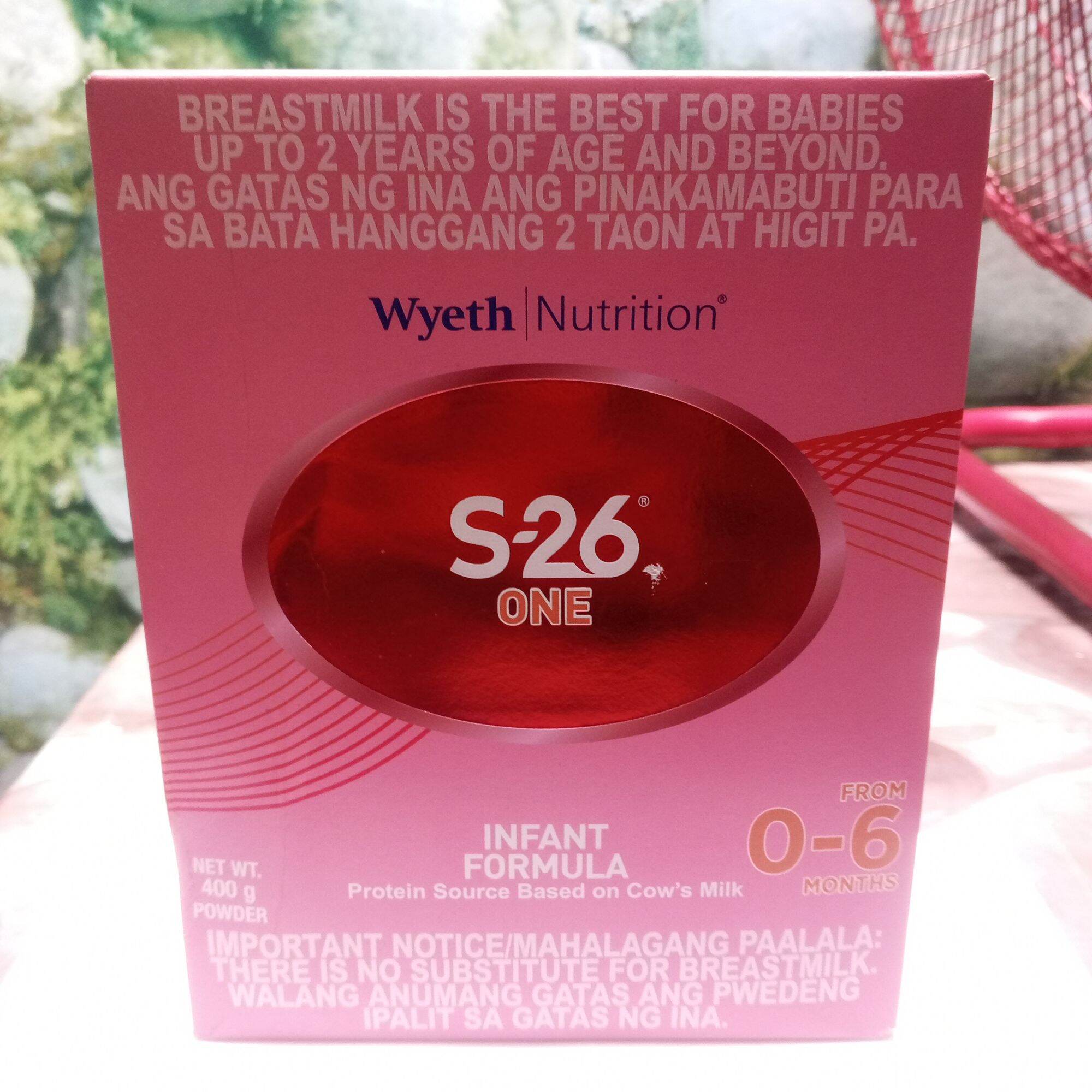 S26 ONE Infant Formula For 0-6 Months 400g Box | Lazada PH