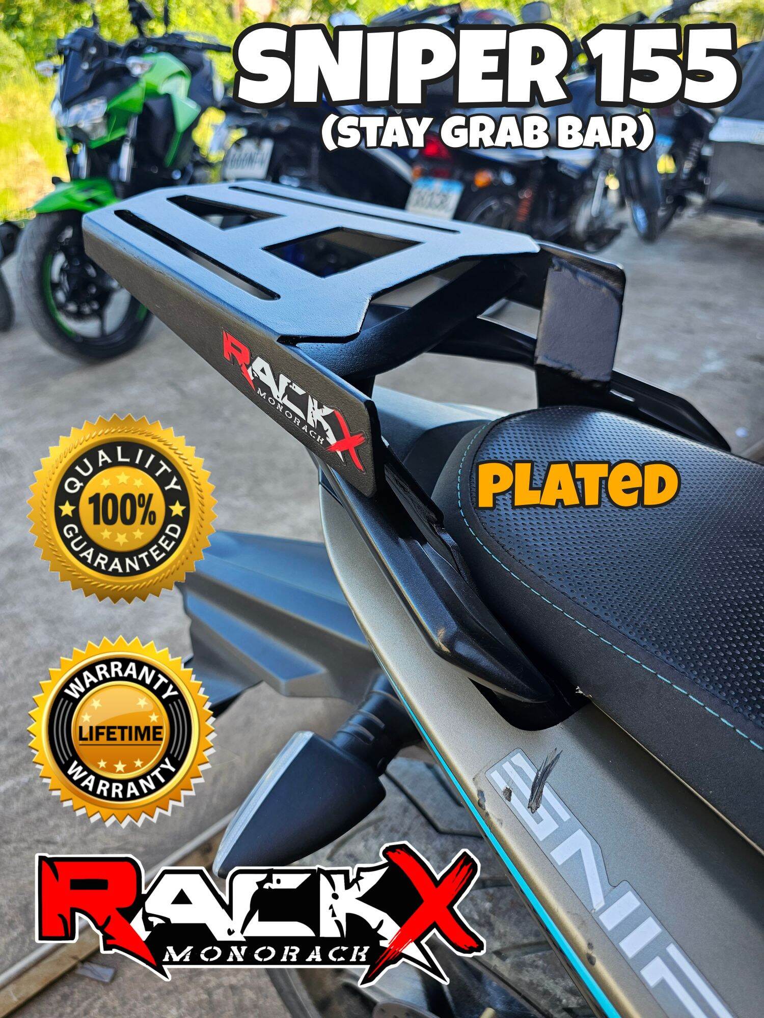 RACK X MONORACK FOR SNIPER 155 (STAY GRAB BAR) | Lazada PH