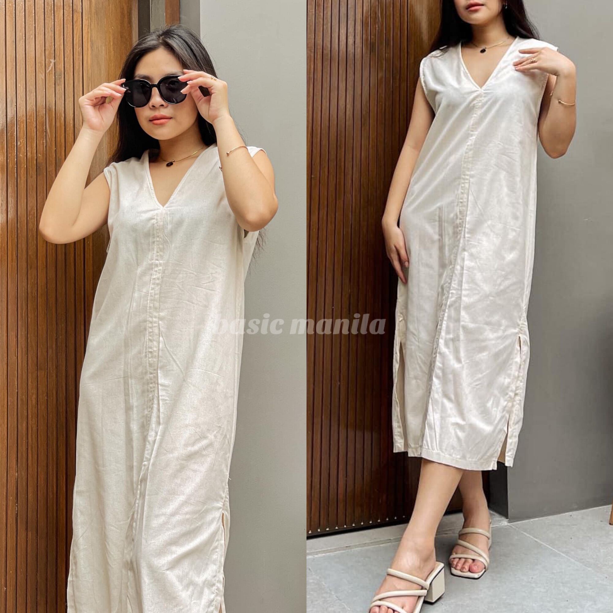 BASIC MANILA | Lazy Sunday Linen Dress | Lazada PH