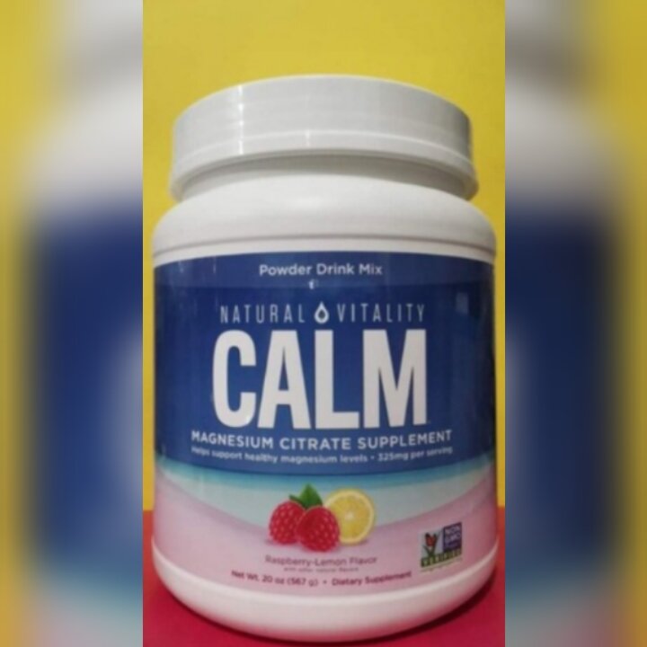 CALM Magnesium Powder Drink 567 grams (20 oz) 142 Servings Natural ...