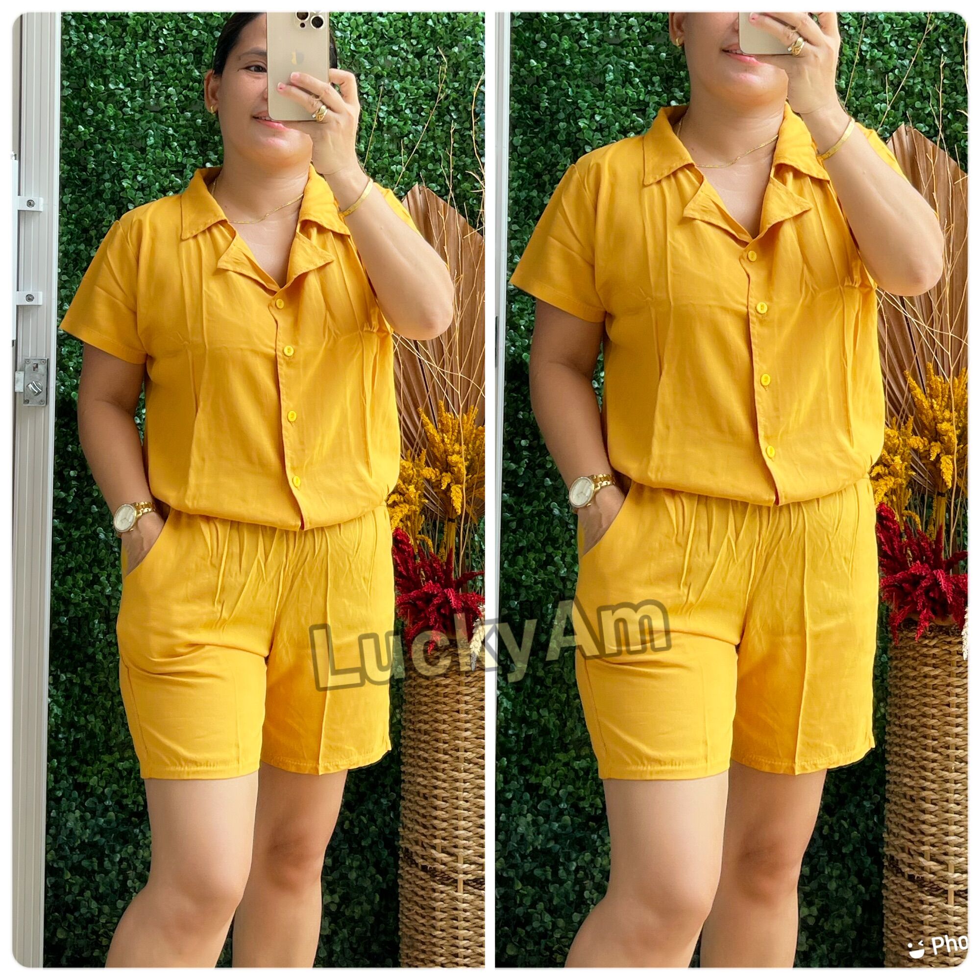 Trendy Terno || Challis terno short freesize fits small to large