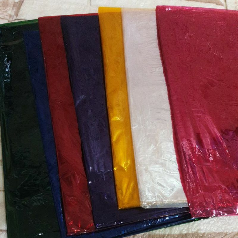Polvoron Plastic cellophane wrapper yema or pastillas polvoron wraffer ...