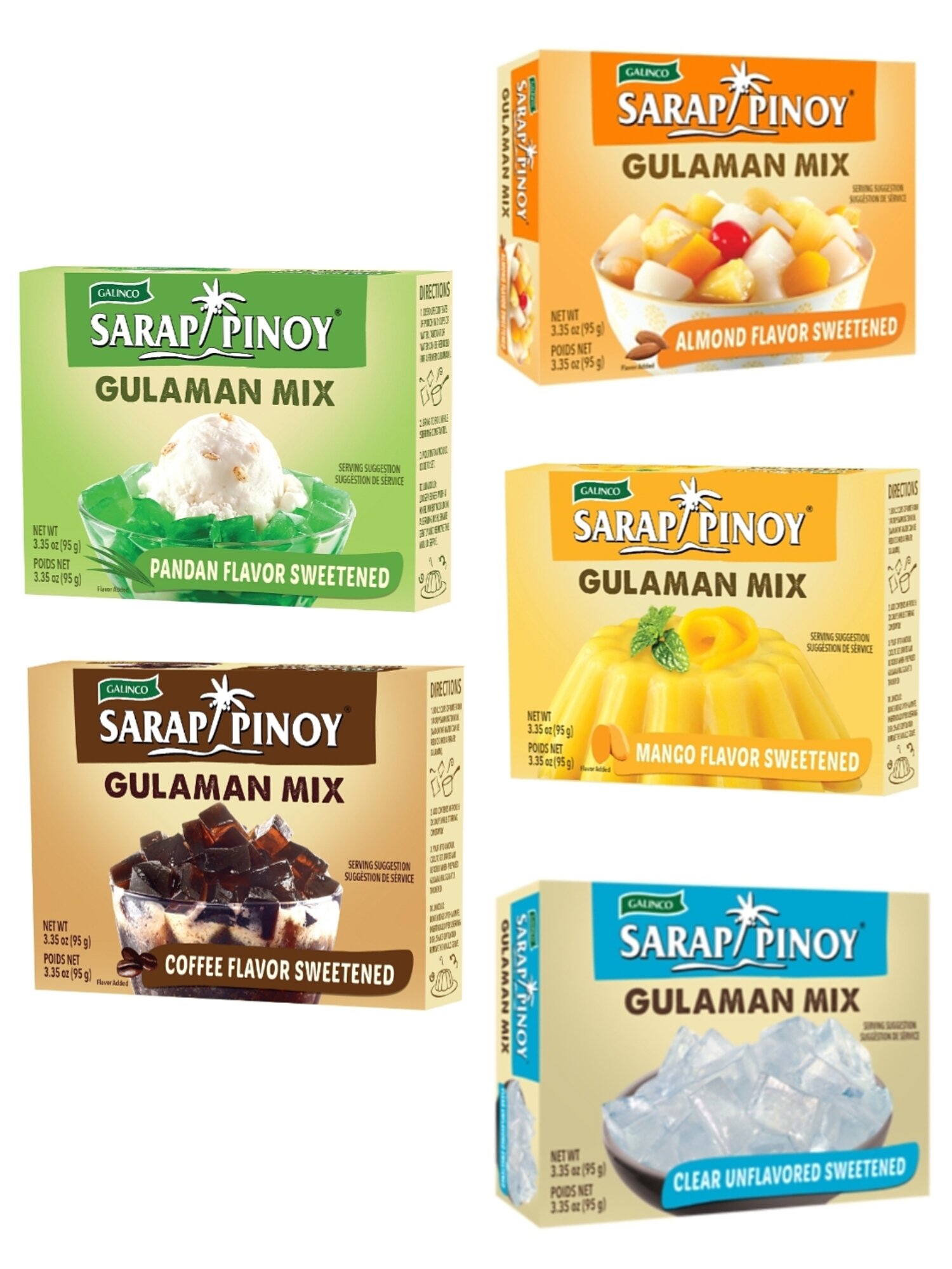 Galinco Sarap Pinoy Gulaman Mix Sweetenef 95g | Lazada PH