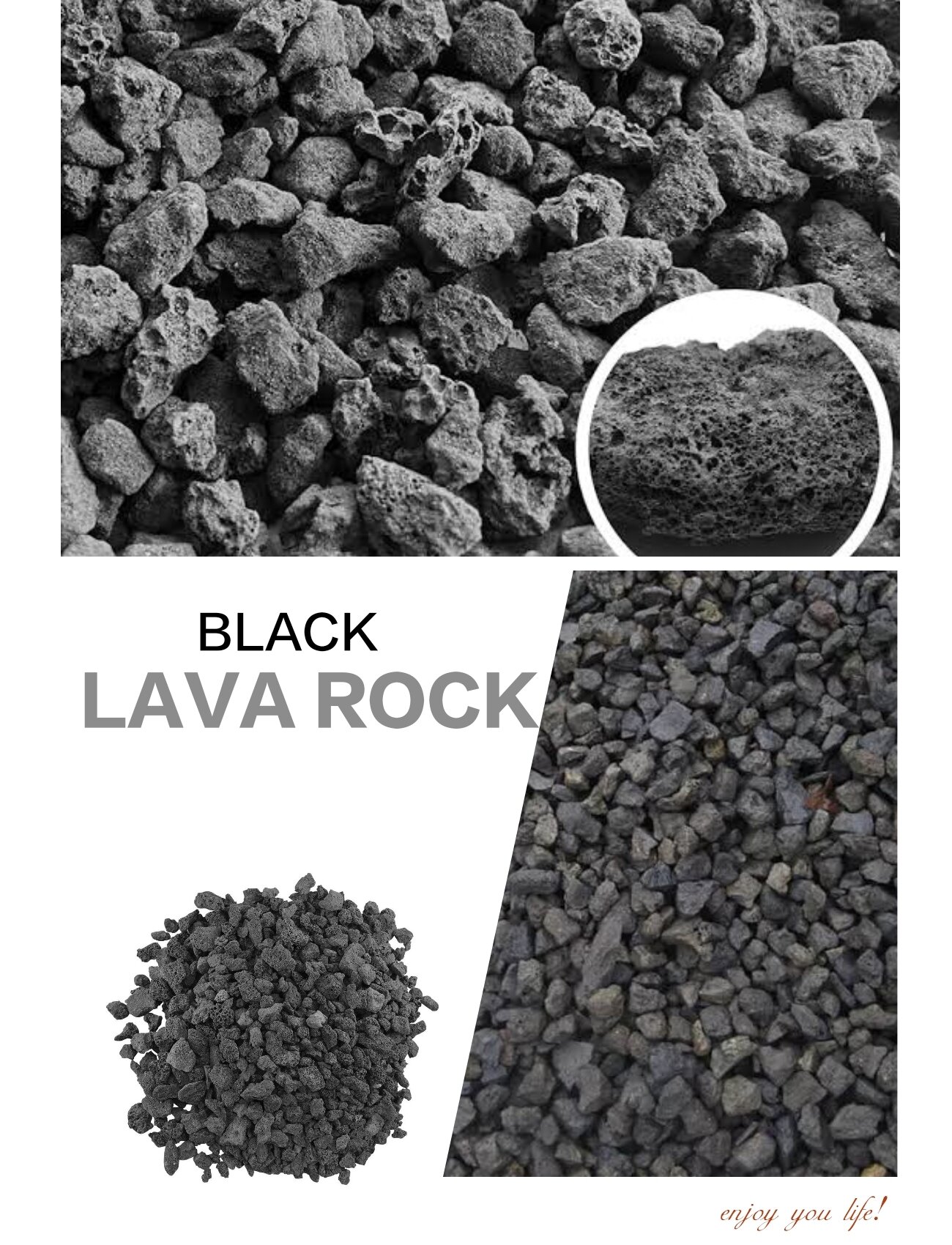 BLACK LAVA ROCK AQUARIUM HARDSCAPE AND SUBSTRATE | Lazada PH