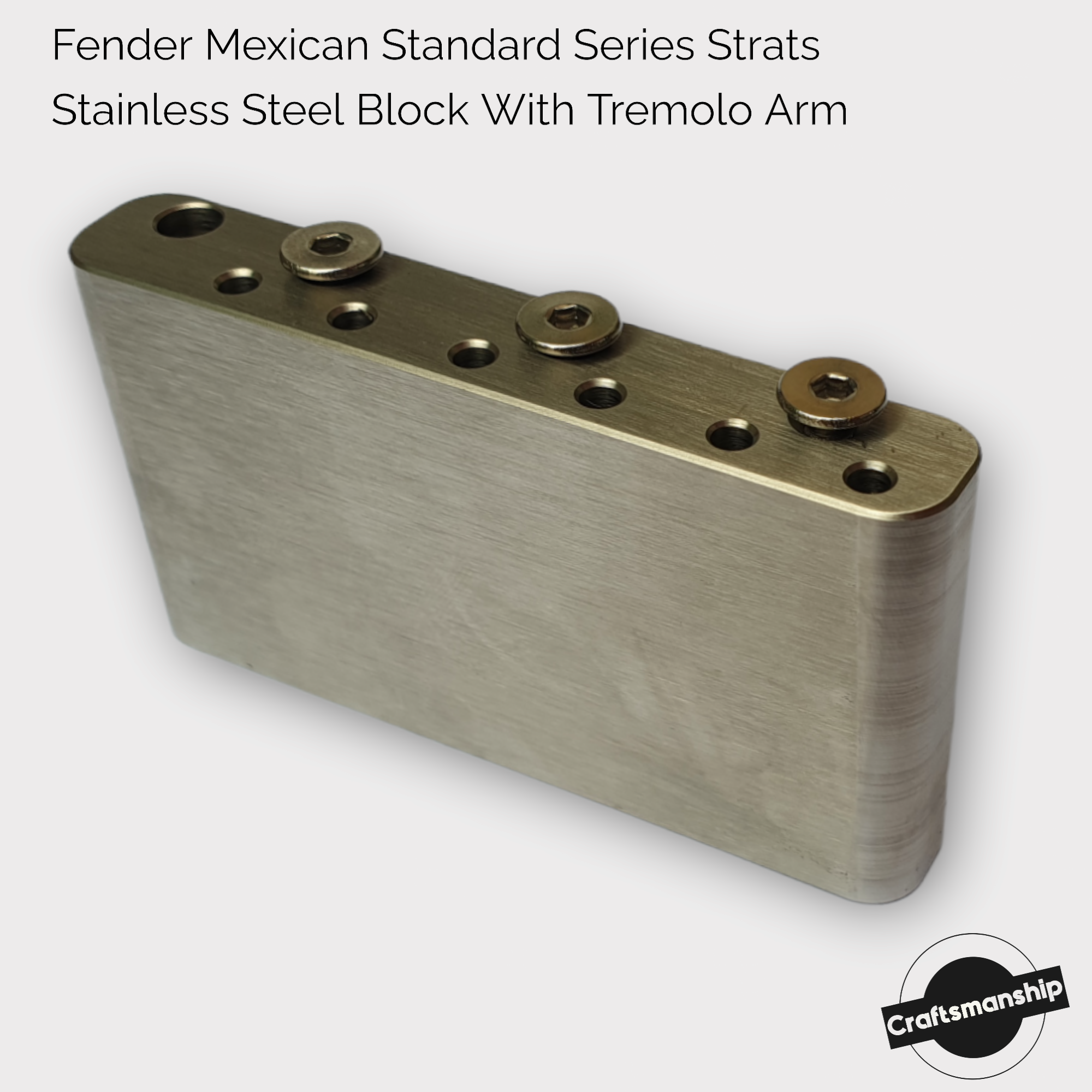 【Made in Japan】Solid Guitar Tremolo System Bridge Brass Block ...