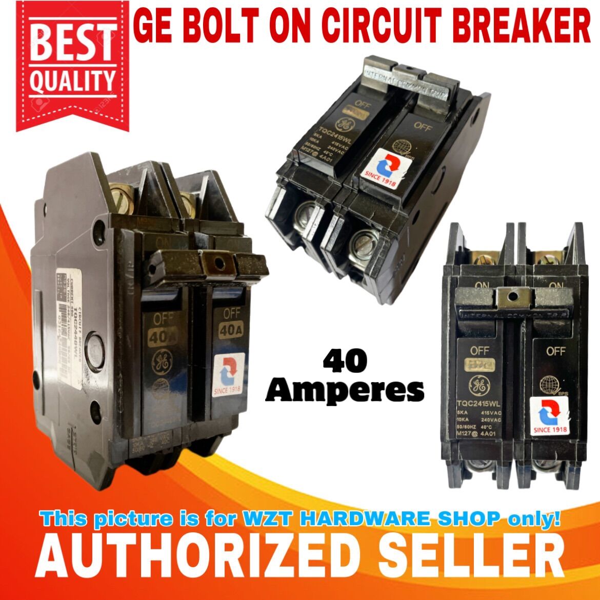 ORIGINAL GE HEAVY DUTY PLUG IN / BOLT ON CIRCUIT BREAKER 15Amp / 20Amp ...