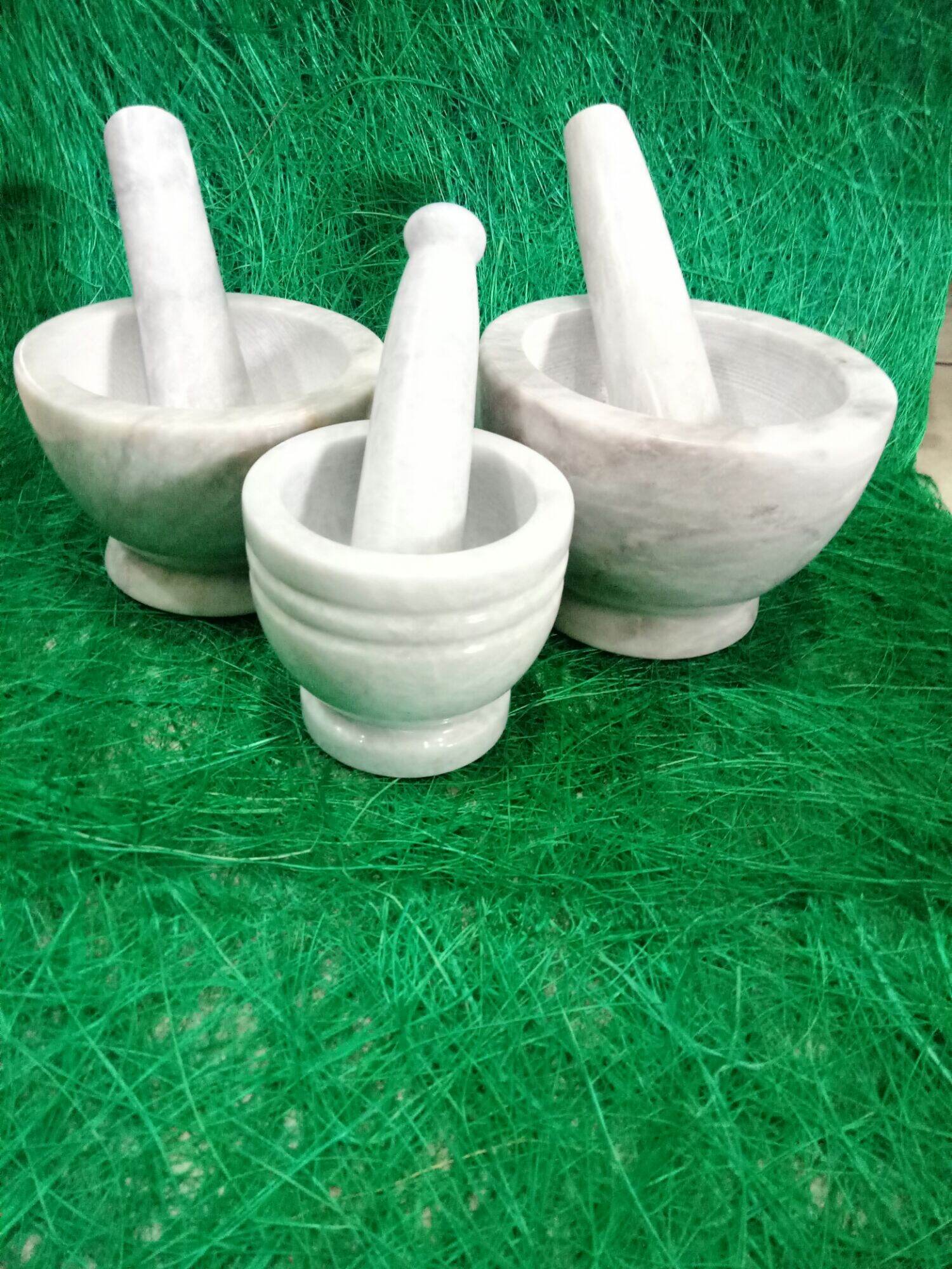 Pure Marble Mortal and Pestle (Almires/Dikdika) | Lazada PH