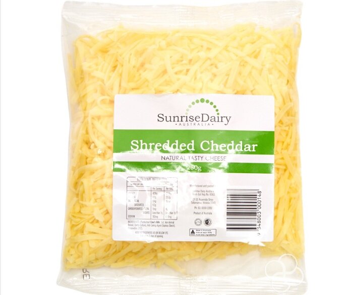 (Iline) Sunrise Dairy Shredded Cheddar Cheese 250g | Lazada PH