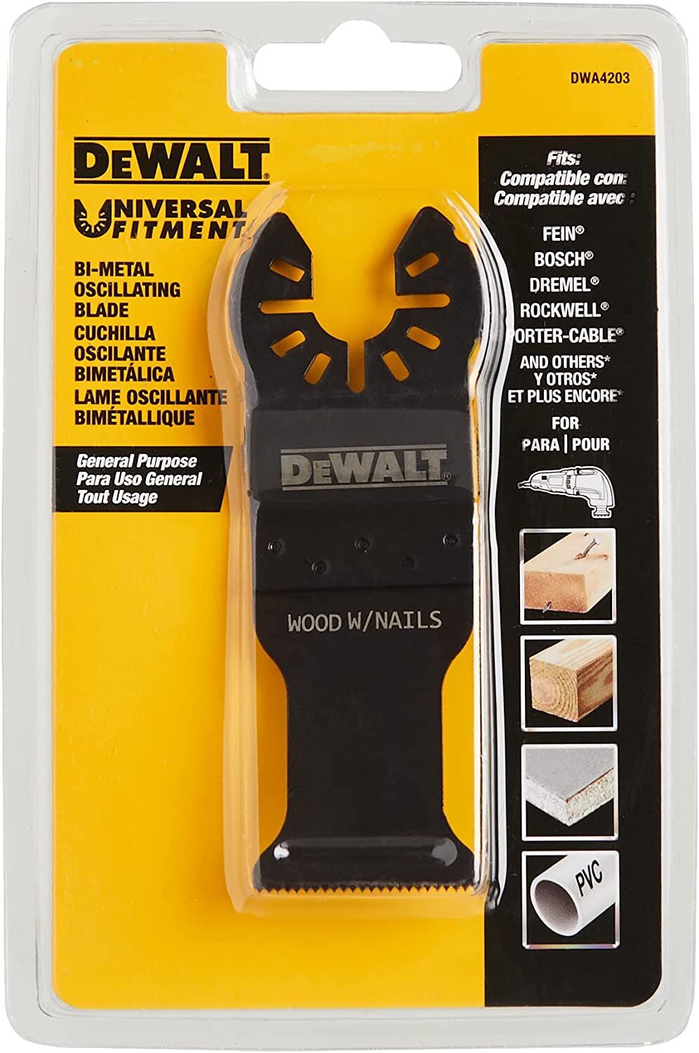 DeWALT DWA4203 Oscillating Cutting Blades | Lazada PH
