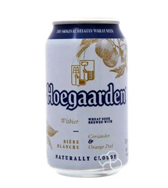 Hoegaarden White Beer Can 330mL x 6count | Lazada PH