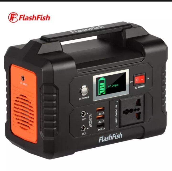 FlashFish Original 220V 200W Solar Generator 40800mAh Multi-Function Portable Big Capacity Power ...