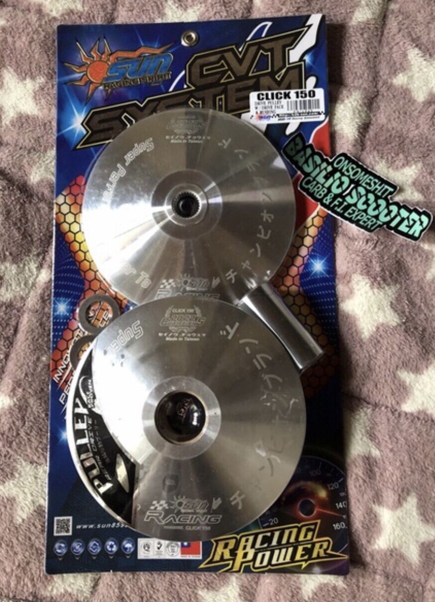 Sun Racing Pulley Set for Click 125 v1/v2, Click 150 v1/v2 | Lazada PH