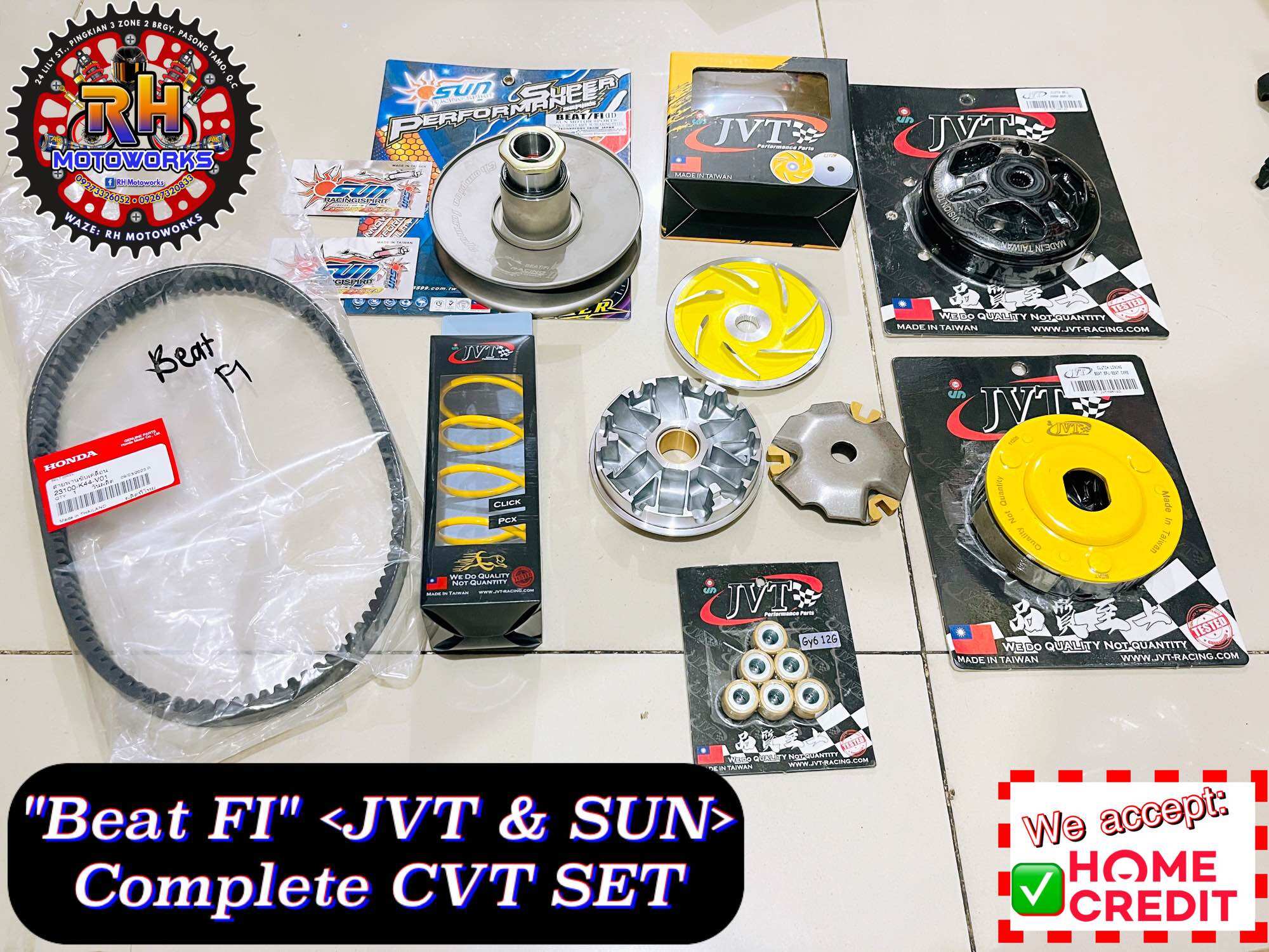 Beat Fi CVT Set or Parts (JVT & Sun Racing) | Lazada PH