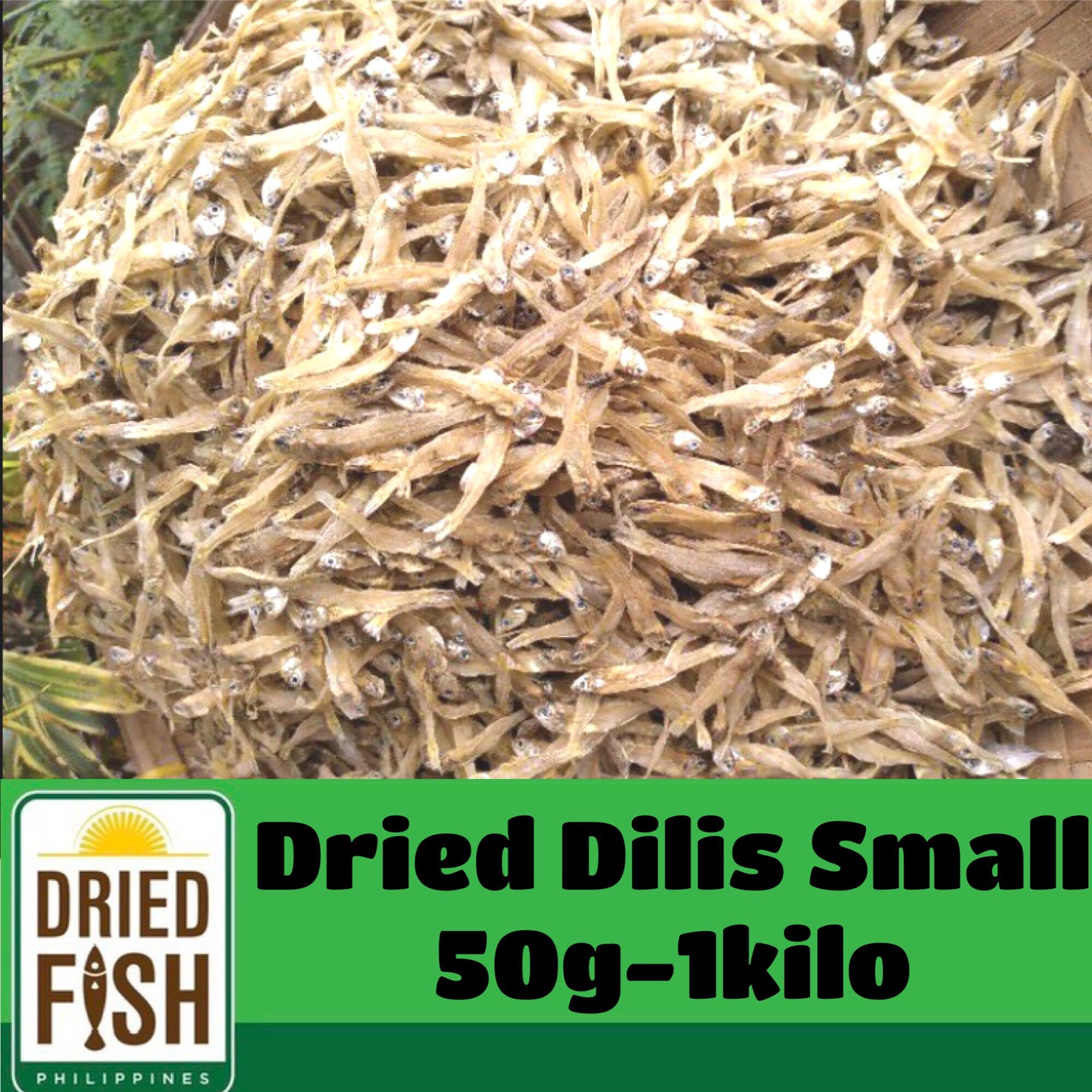DFP Dried Fish Dilis Small 50g 100g 250 500g 1kilo VACUUM SEALED DFP Dried Fish Dilis Small 50g 100g 250 500g 1kilo VACUUM SEALED